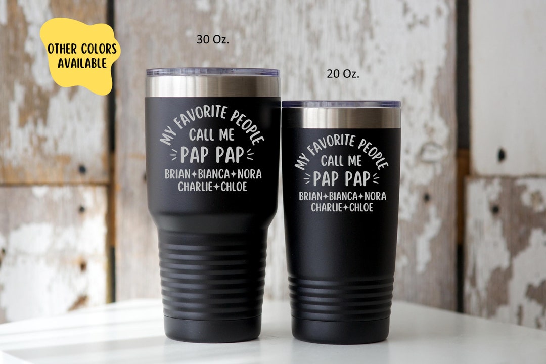 Pap Pap Tumbler, Pap Pap Gift, Fathers Day Gifts From Granddaughter ...