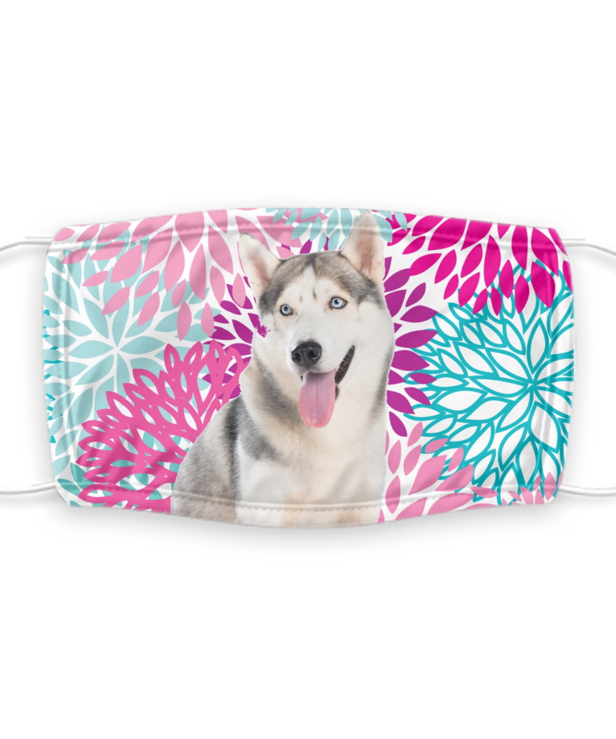 Siberian Husky Face Mask Dog Face Mask Washable Reusable | Etsy