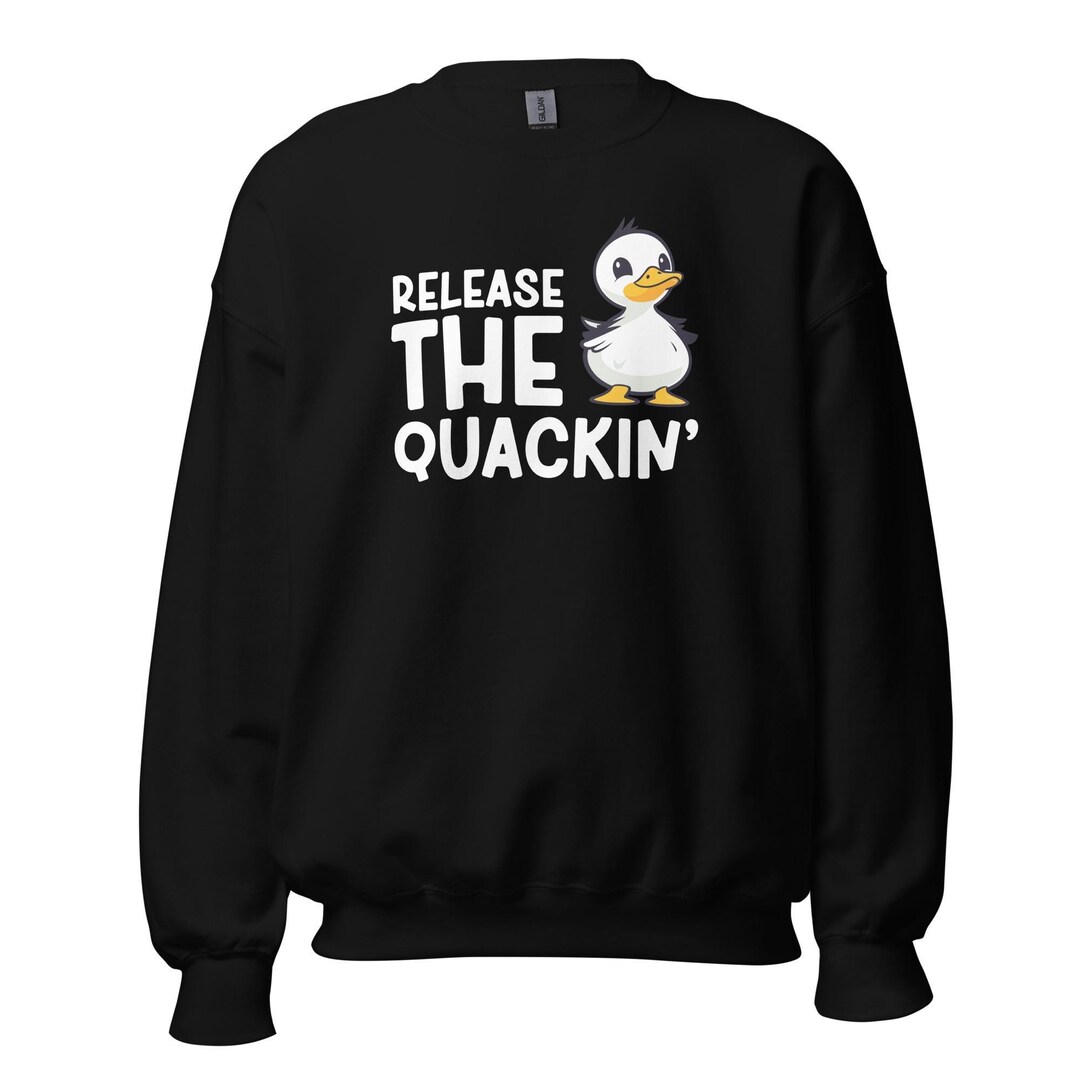 Cute Duck Sweatshirt, Cute Duck Gift, Duck T Sweatshirt, Duck Gifts ...