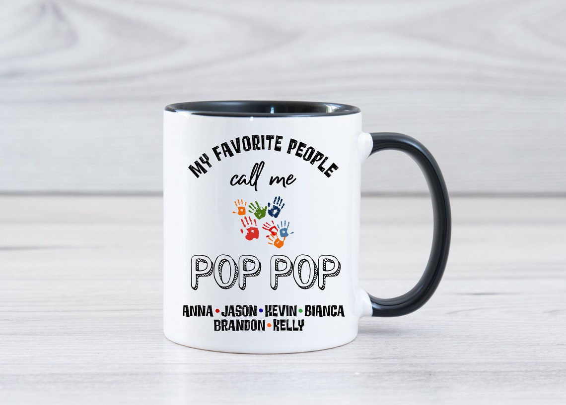 Personalized Pop Pop Gifts Personalized Pop Pop Coffee Mug Pop - Etsy