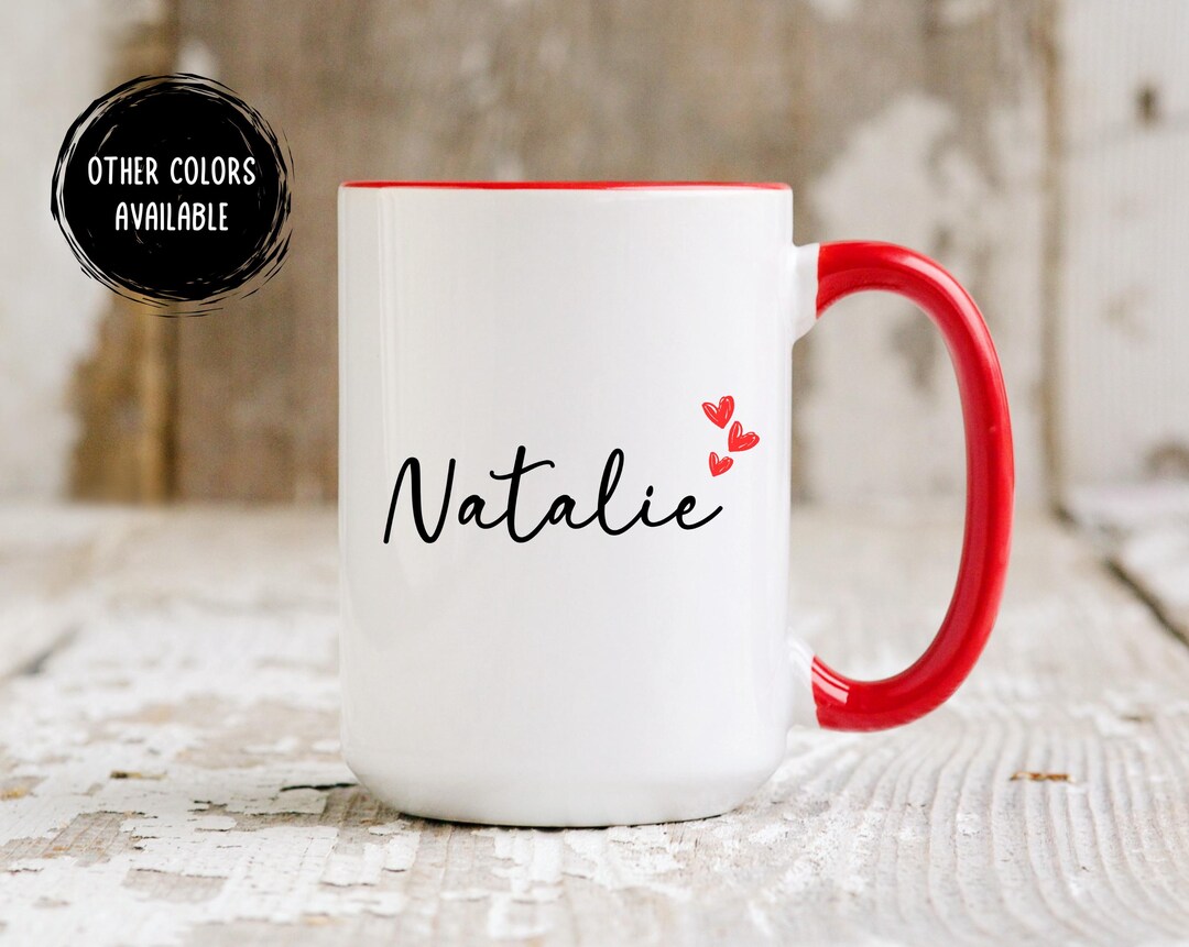 Custom Name Mug, Personalized Mug, Custom Coffee Mug, Name Mug ...