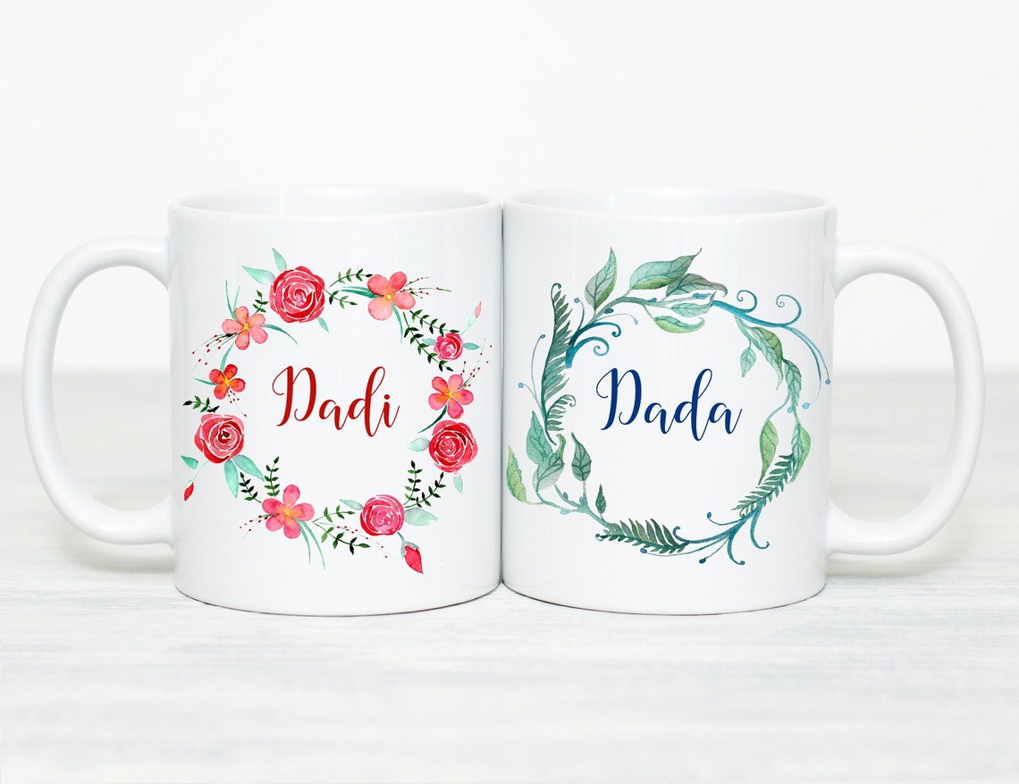 Dadi Dada Mug Set New Dadi Dada Gifts Dadi Dada Anniversary - Etsy
