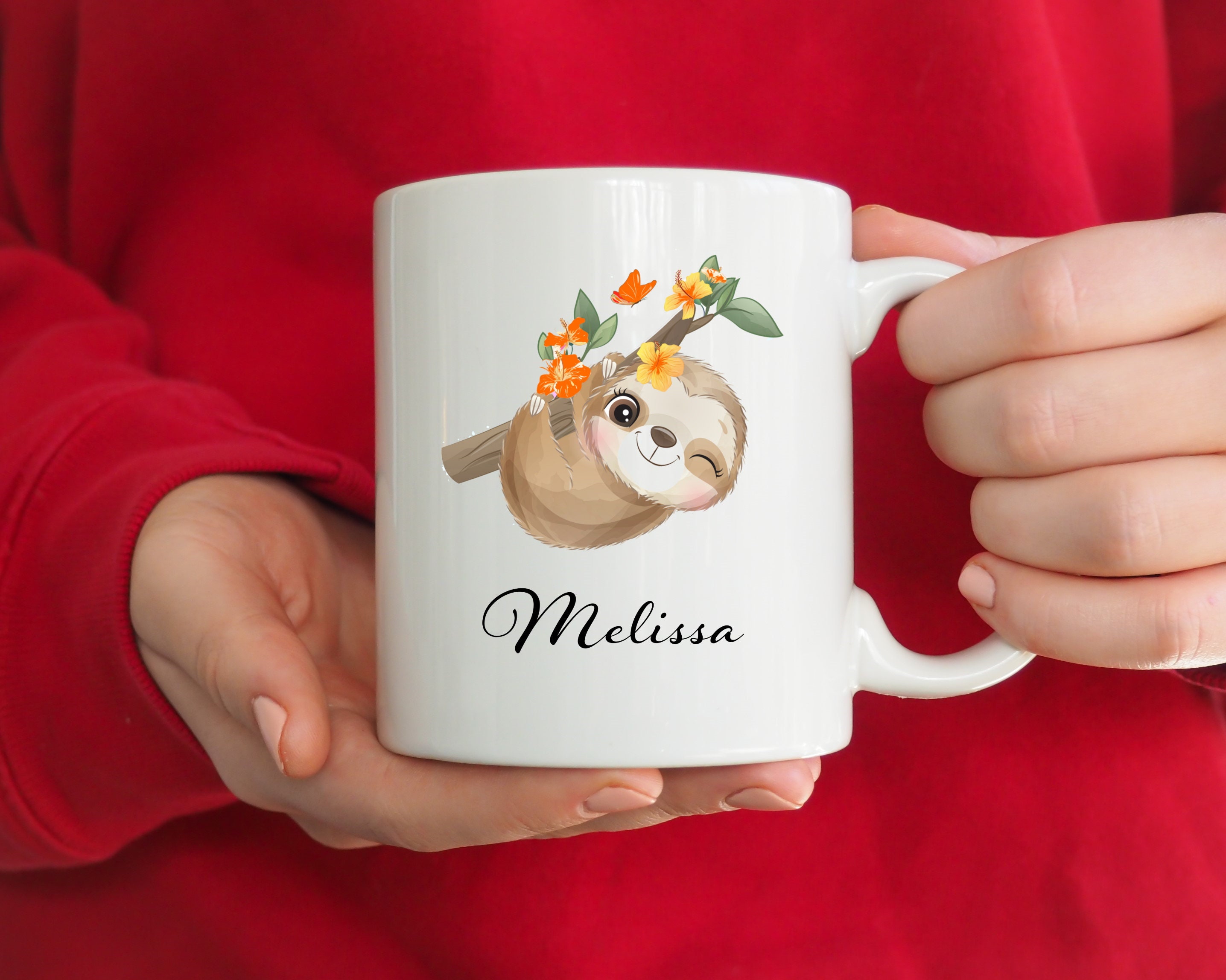 Cute Sloth Mug, Sloth Gifts for Her, Sloth Coffee Mugs for Women, Sloth ...