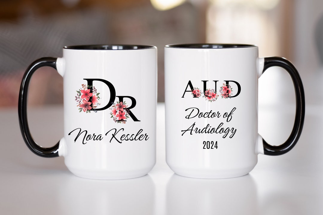 Doctor of Audiology Gift Mug, Aud Mug, AUD Graduation Gift ...