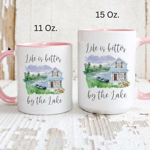 Lakehouse Mug Life is Better by the Lake Mug Coffee Cup Lake House ...