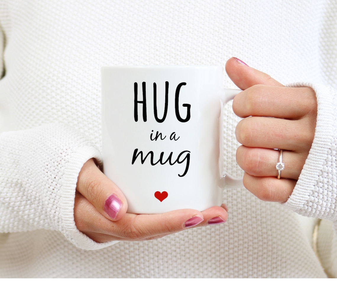 Hug in A Mug, Sending A Hug in A Mug, Get Well Friend Gift, Thinking of You Gift, Best Friend ...