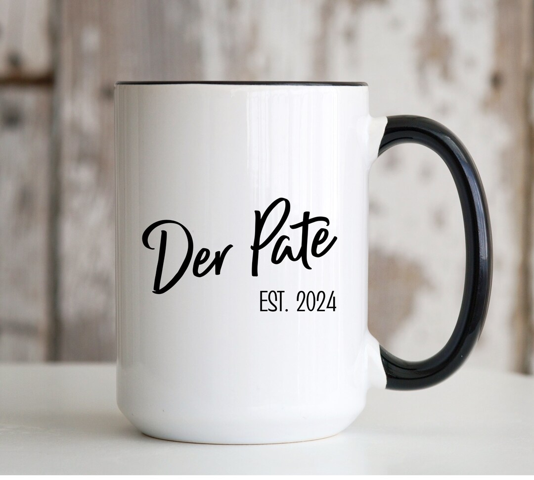 Godfather Coffee Mug, Godfather Cup With Year Baptism Gifts Godfather ...