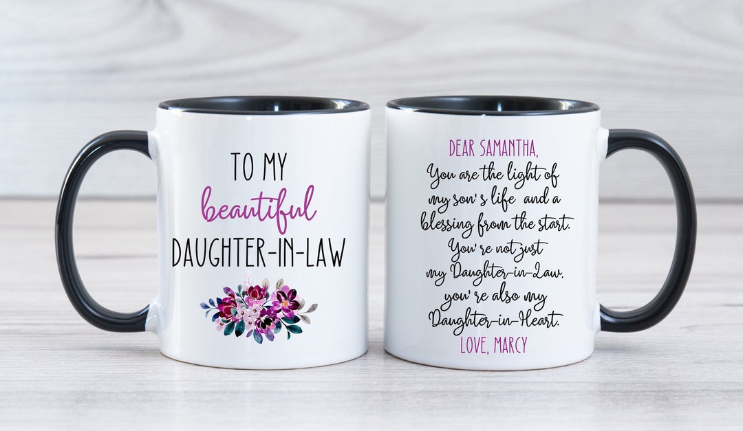 Daughter in Law Mug, Daughter-in-law Gift, DIL Gift, for My Daughter in ...