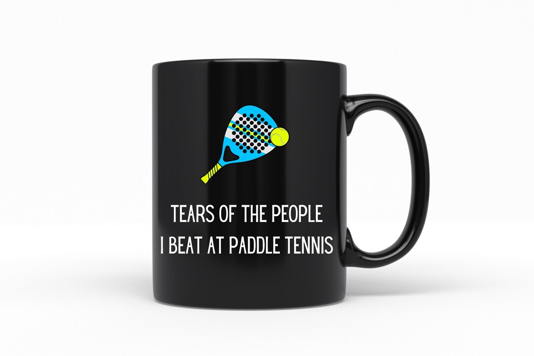 Funny Paddle Tennis Player Mug, Paddle Tennis Gift for Paddle Tennis ...
