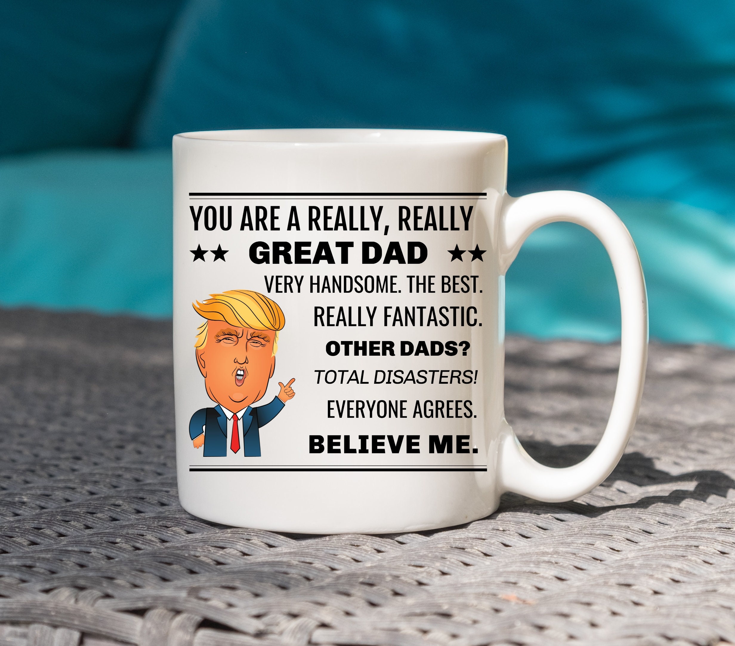 Trump Dad Mug, Trump Gifts for Dad, Trump Best Dad Mug Gift, Trump Gag ...