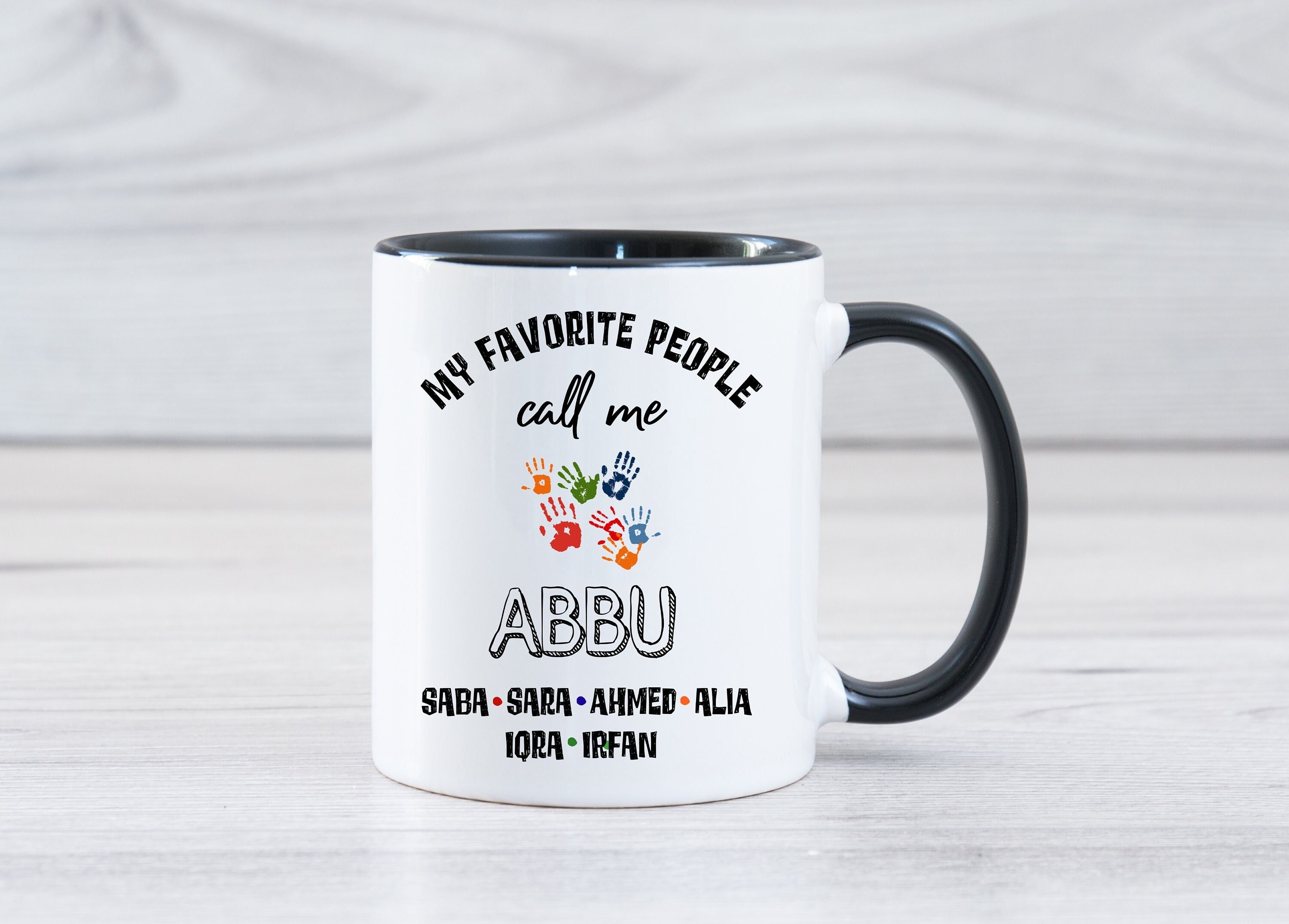 Personalized Abbu Gifts Personalized Abbu Coffee Mug - Etsy