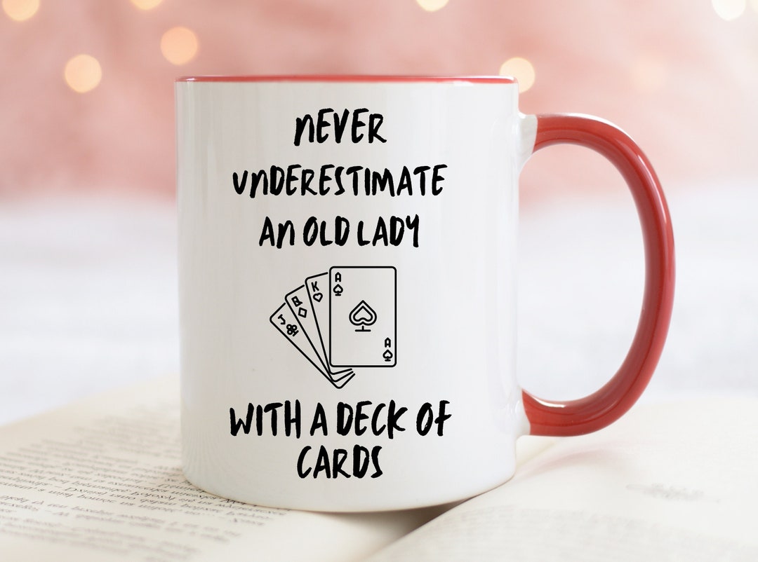 Funny Card Player Gifts, Playing Card Gift Mug, Gifts for Cards Player ...