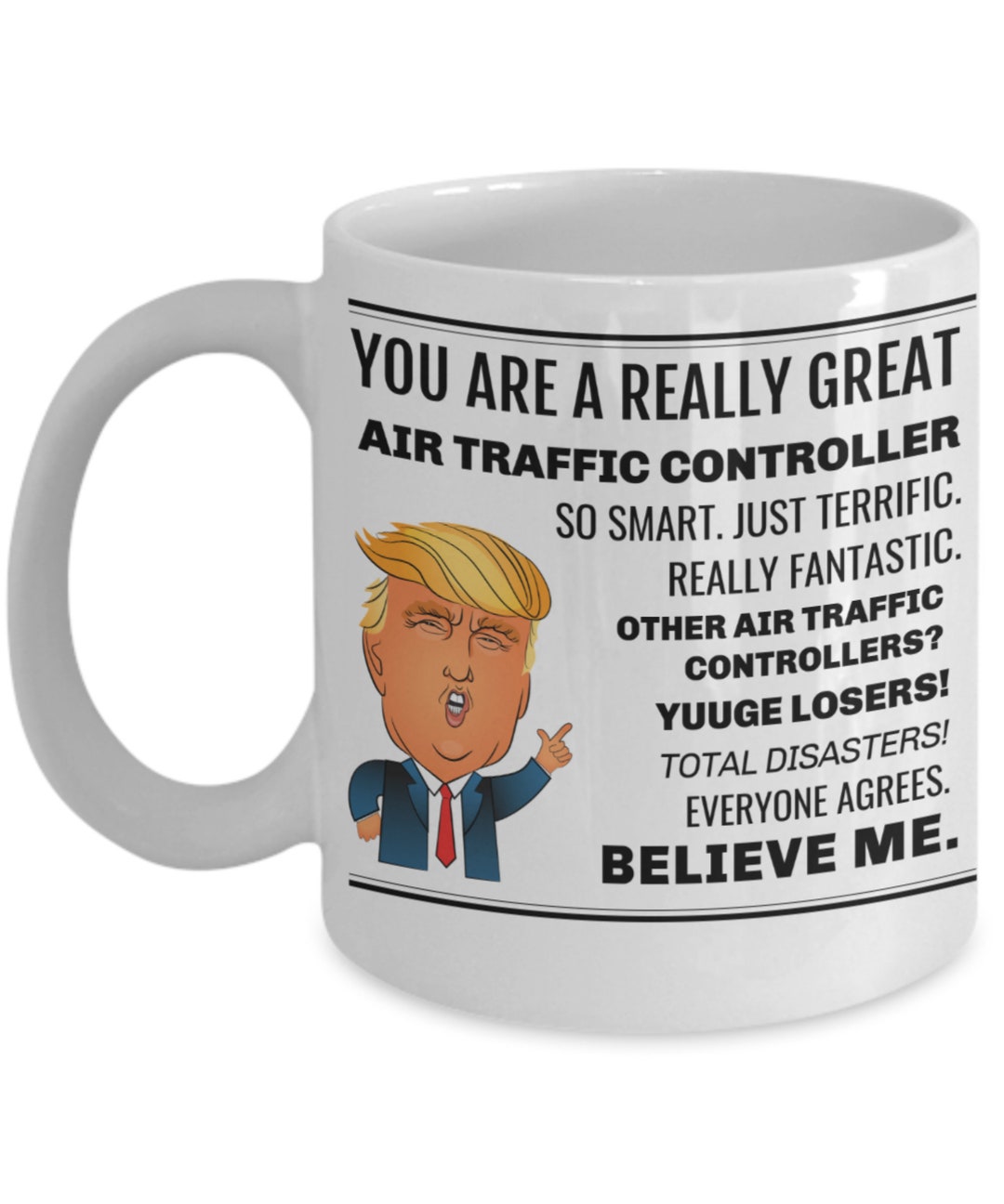 Air Traffic Controller Trump Mug, Trump Coffee Mug for an Amazing ATC ...