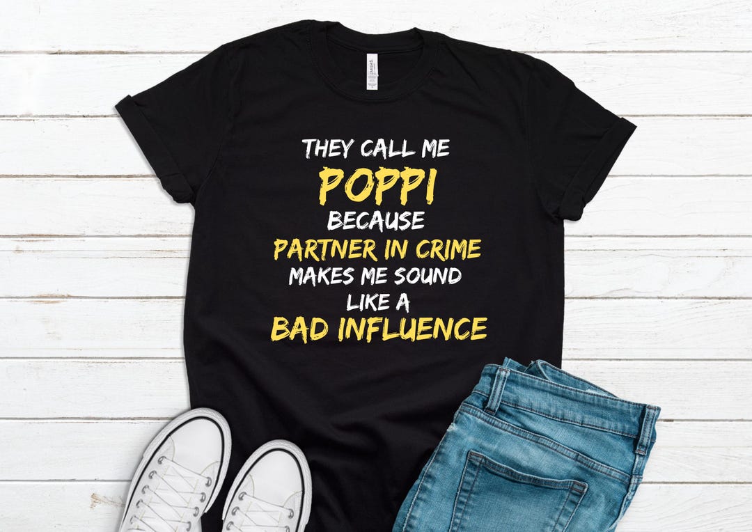 Poppi Shirt, Poppi Gifts, Father's Day Gift for Poppi Funny Poppi ...