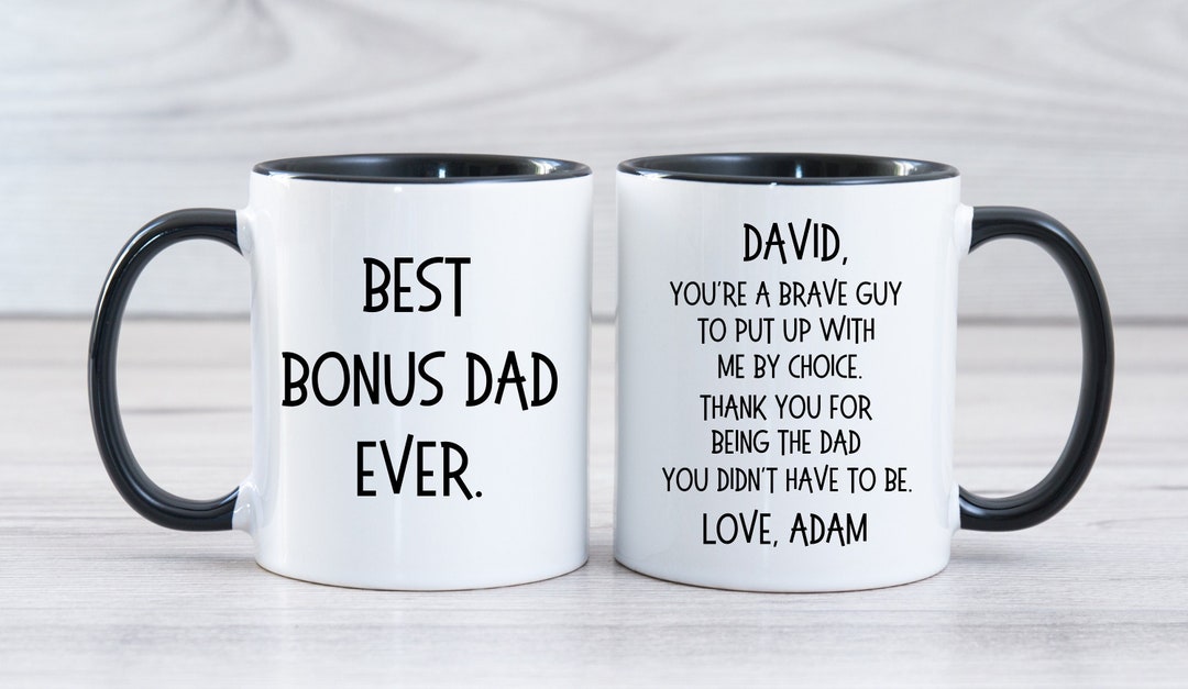 Bonus Dad Mug, Bonus Dad Gifts, Personalized Gifts for Bonus Dad ...