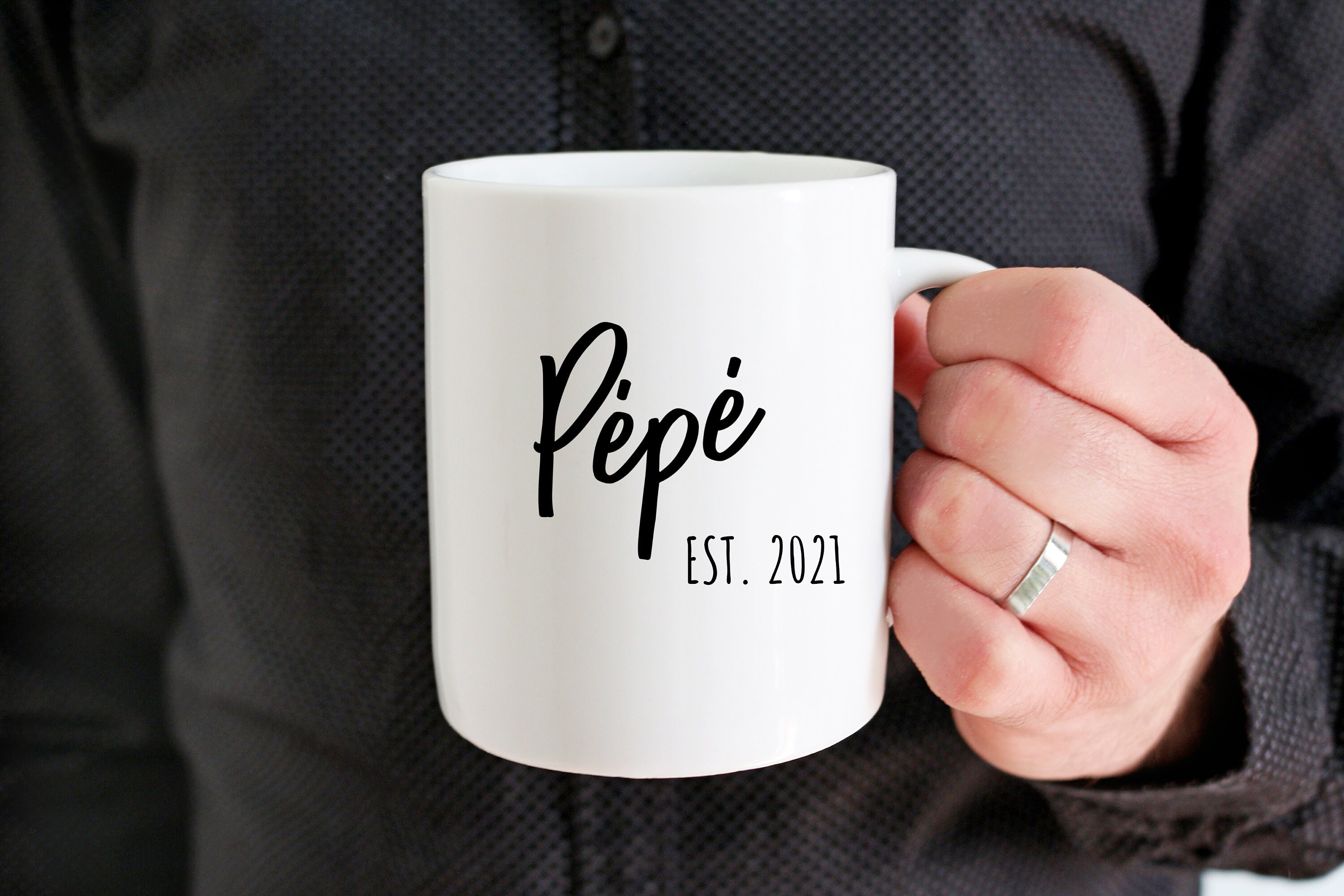 Personalized Pépé Gifts Pépé Coffee Mug Pépé Established | Etsy