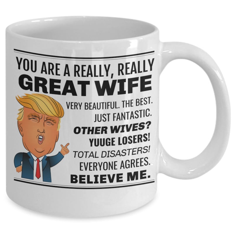 Trump Coffee Mug for Wife - Etsy