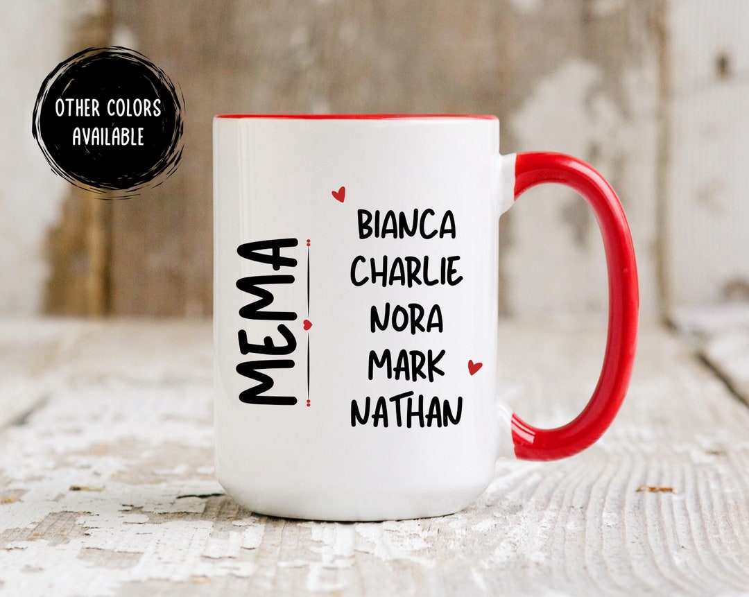 Custom Mema Mug, Personalized Mema Gift for Mema, Christmas Mema Mug ...