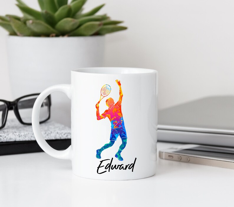 Personalized Tennis Player Coffee Mug Cup Gift for Tennis - Etsy