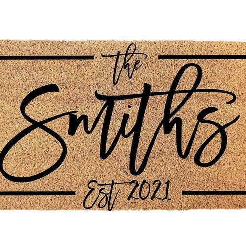 Personalized Doormat Custom Doormat Monogram Door Mat - Etsy
