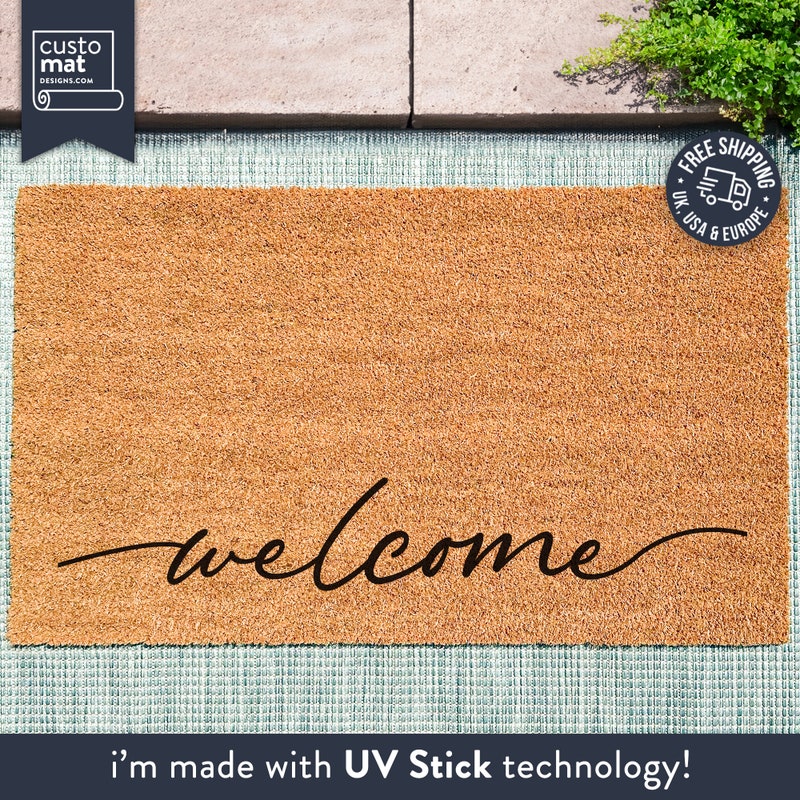 Custom Welcome Mat - Etsy