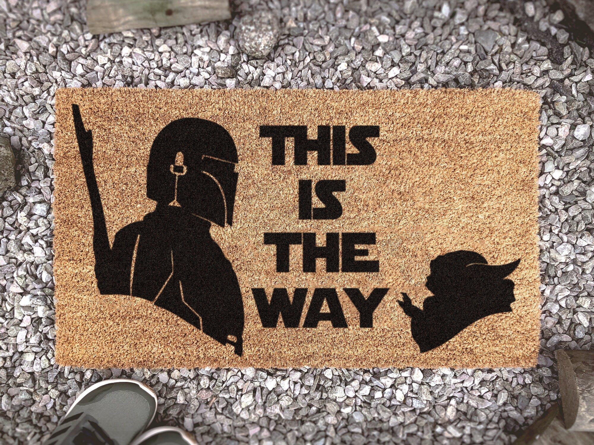 This is the Way Disney Series Star Wars Welcome Mat the - Etsy UK