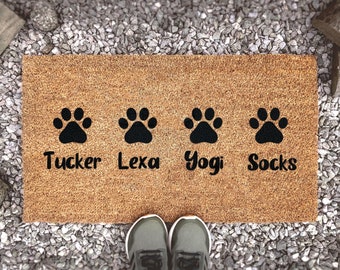 Dog Lover Door Mat | Etsy