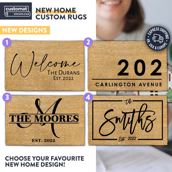 Monogram Rugs - Etsy