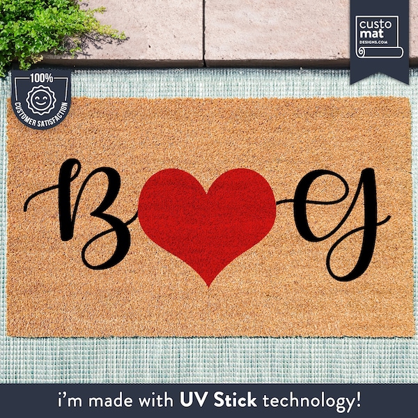 Heart Doormat - Etsy