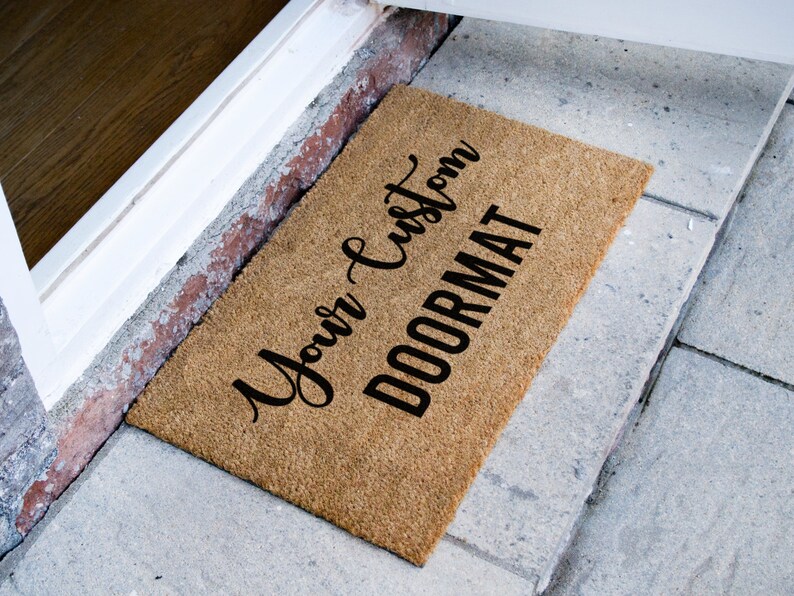 Custom Doormat Custom Door Mat Design Business Logo - Etsy