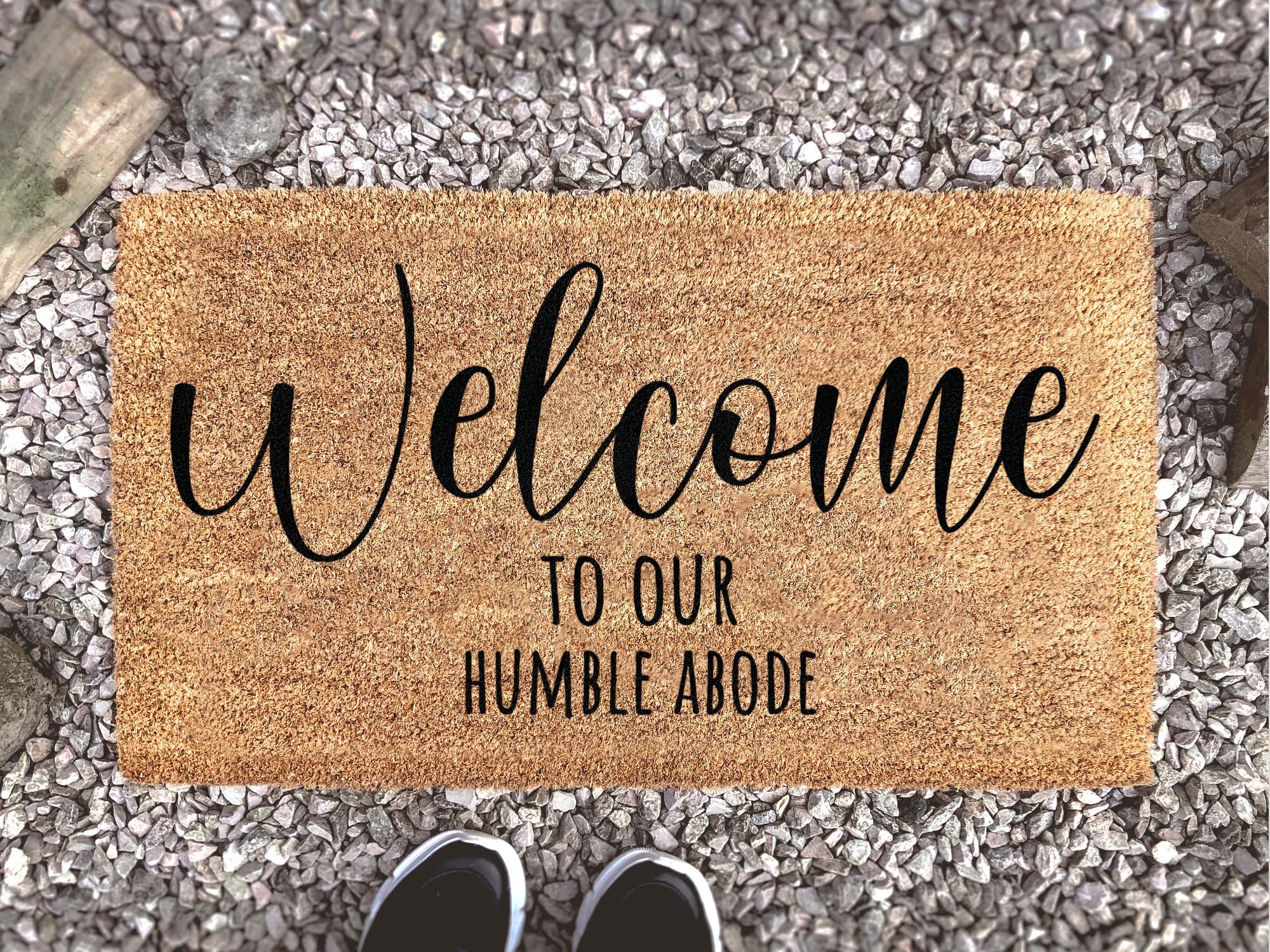 Welcome To Our Humble Abode Doormat Welcome Mat | Etsy