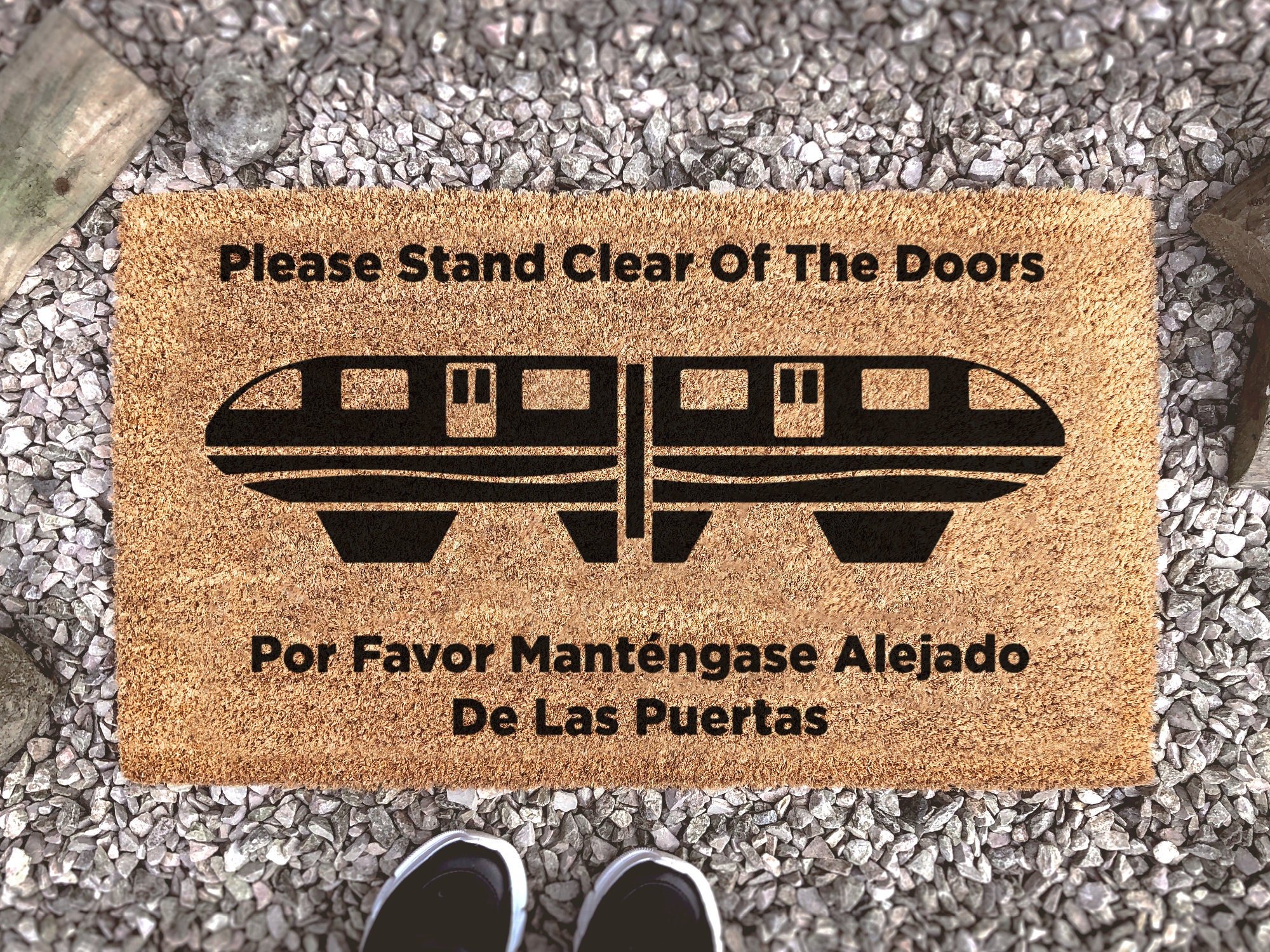 Disney Monorail Doormat Disney Door Mat Disney Home Decor | Etsy