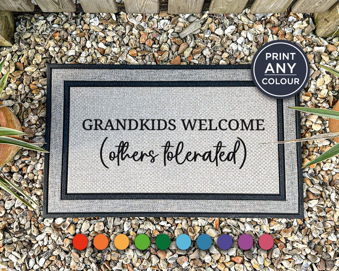 Grandkids Welcome Others Tolerated - Funny Customised Gift - Gift for ...