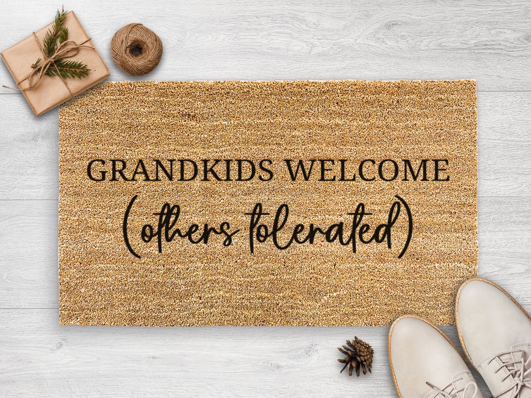 Grandkids Welcome Others Tolerated - Christmas Gift - Personalized ...