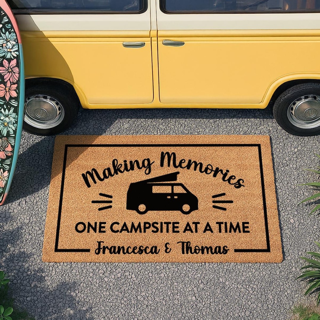 Camping Doormat - Making Memories One Campsite at A Time - Door Mat ...