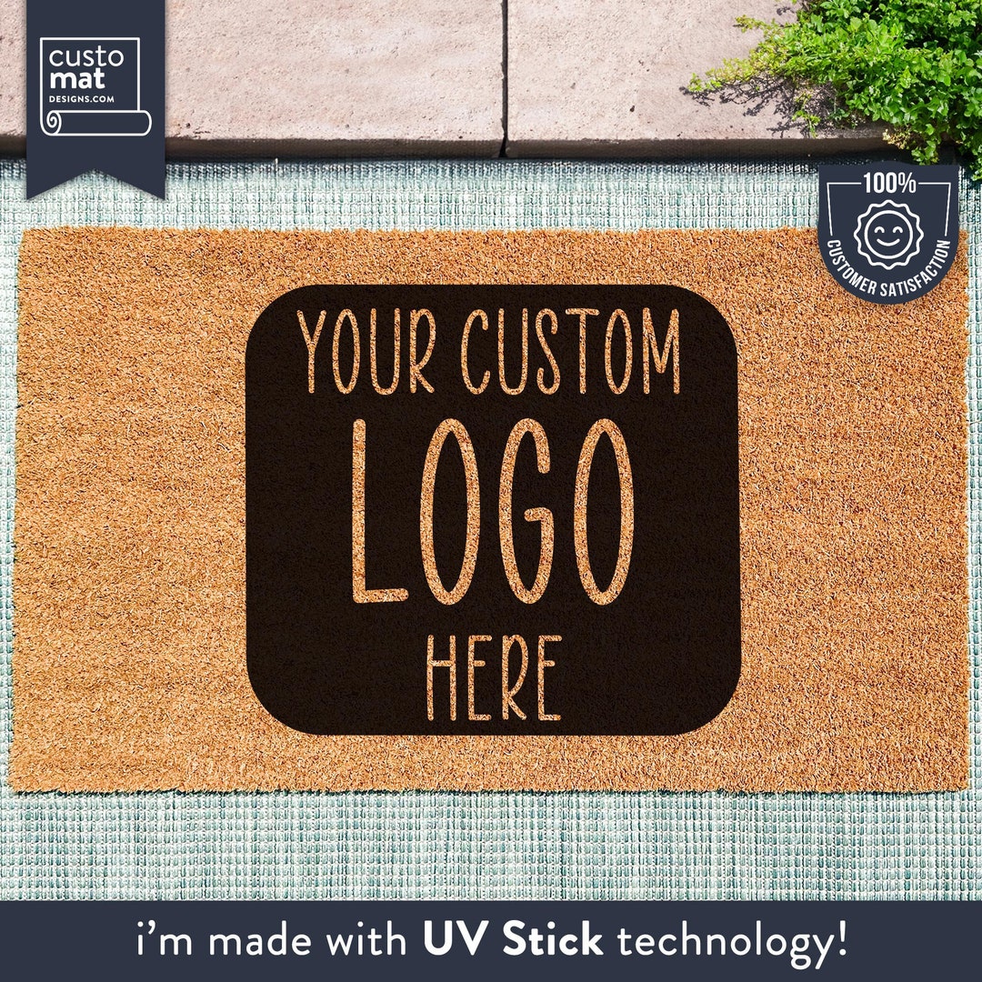 Your Custom Logo Here Personalized Doormat Logo Doormat Doormat for ...