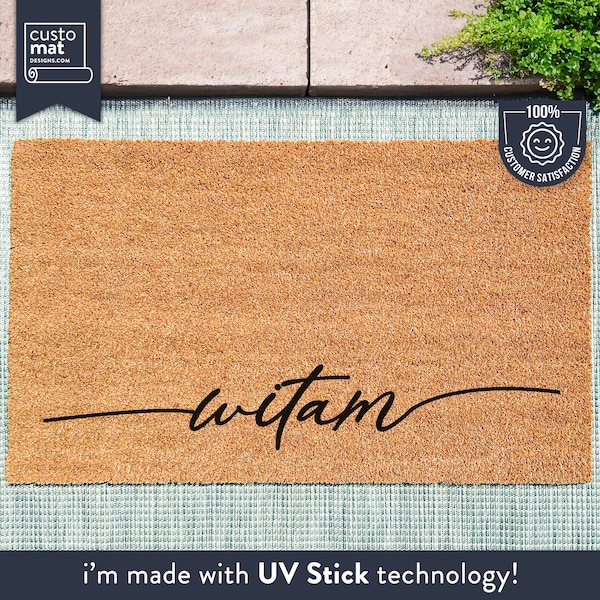 Hello Welcome Mat - Etsy