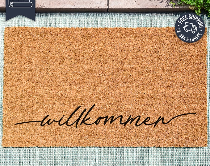 German Welcome Sign, German Gifts, Gruss Got, German Wall Decor ...