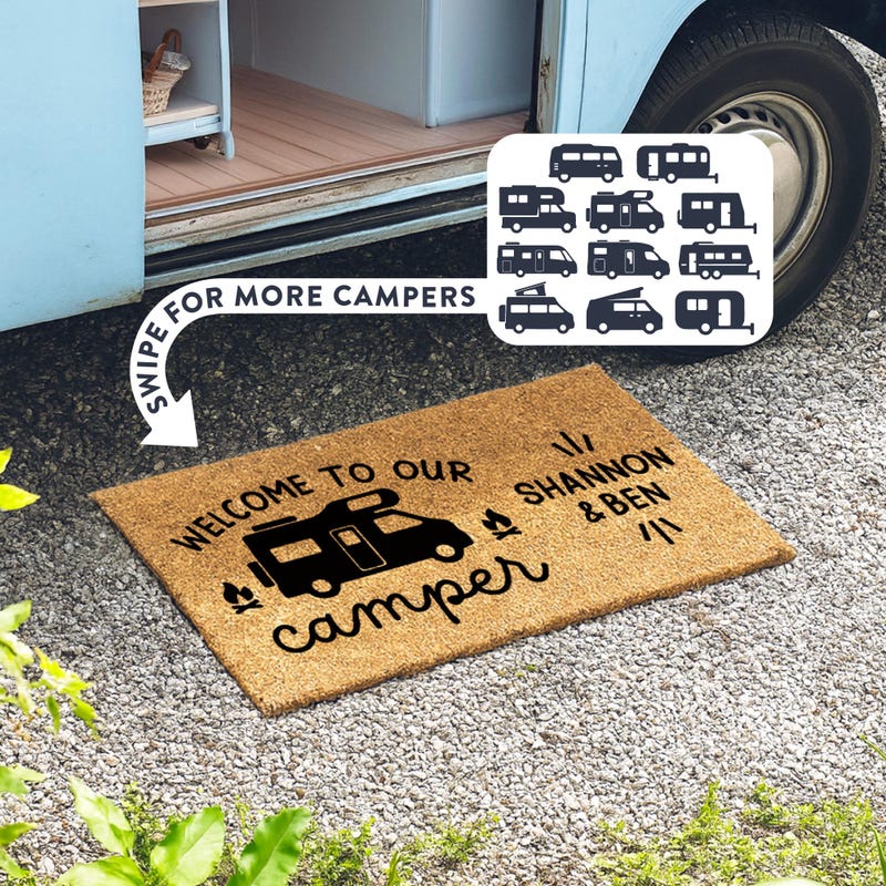 Welcome Camper Sign - Etsy