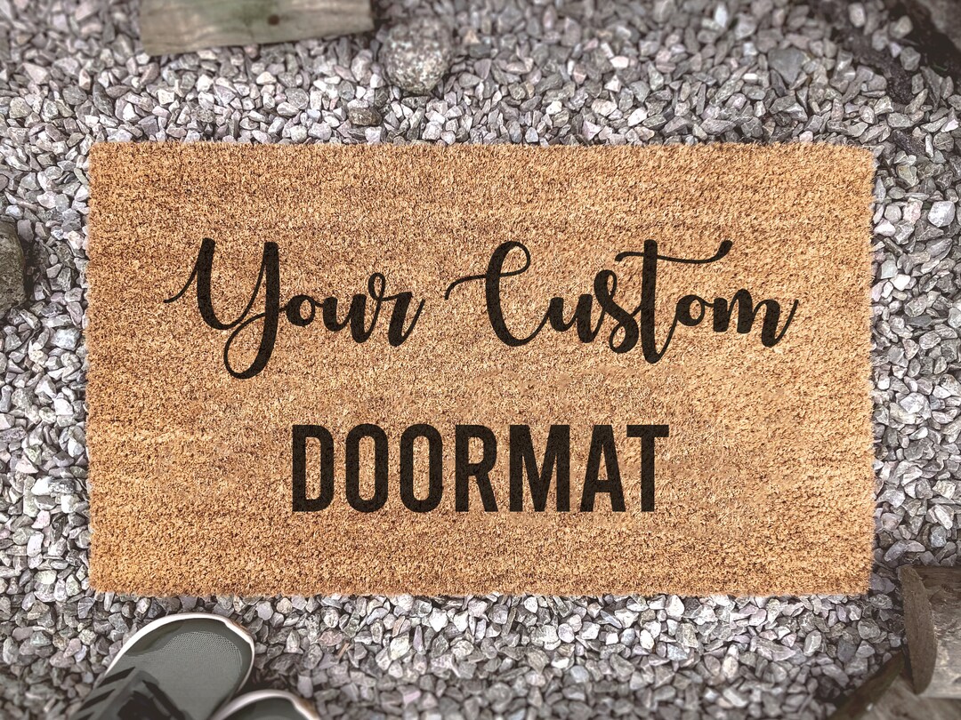 Custom Doormat Custom Door Mat Design Business Logo - Etsy