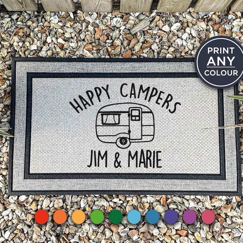 Camper Welcome Mat - Etsy