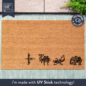 Zelda Inspired Doormat - Land of Hyrule - Unique Zelda Rug - Heroic ...