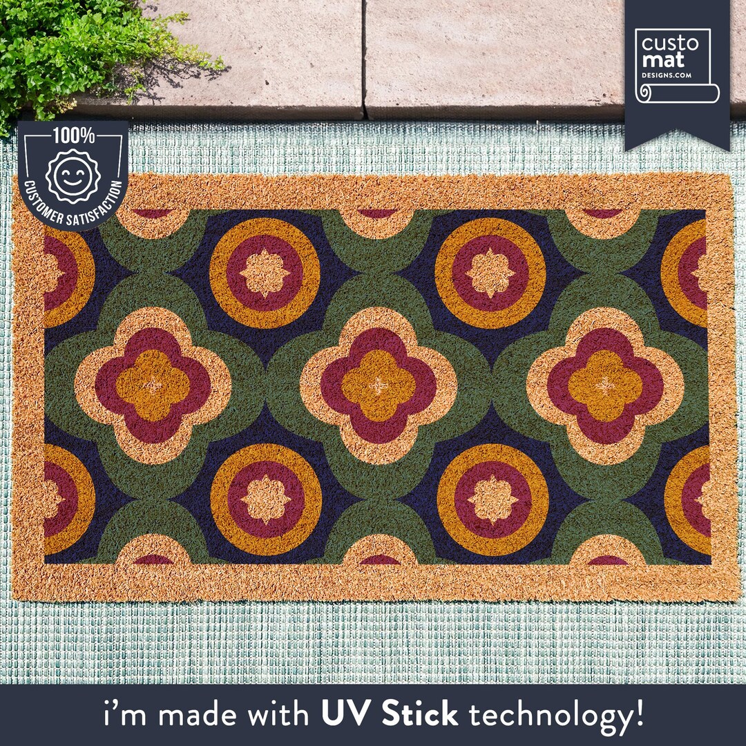 Mid Century Modern Doormat - Welcome Mat Mid Century Modern ...