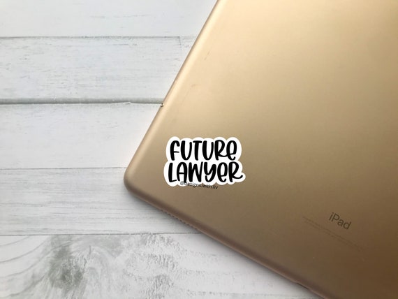 Stickers Paper & Party Supplies water bottle sticker Future lawyer ...