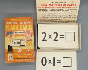 Milton Bradley Flash Cards - Etsy