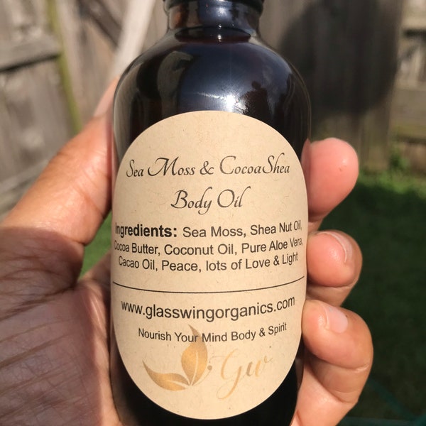 Sea Moss Body Oil - Etsy