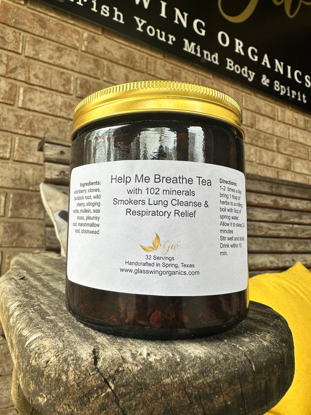 Help Me Breathe Tea With 102 Minerals - Etsy UK