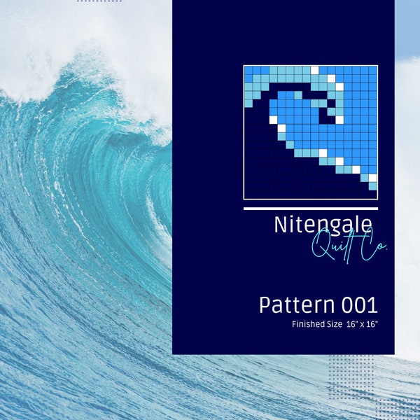 Ocean Wave Quilt Pattern - Etsy