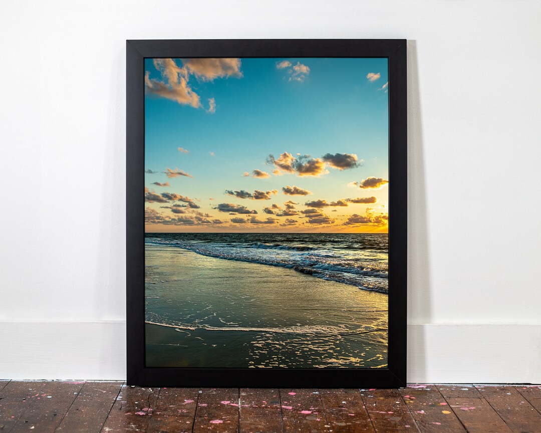 Photograph of Beach Sunrise Wall Decor Color Digital Download of ...