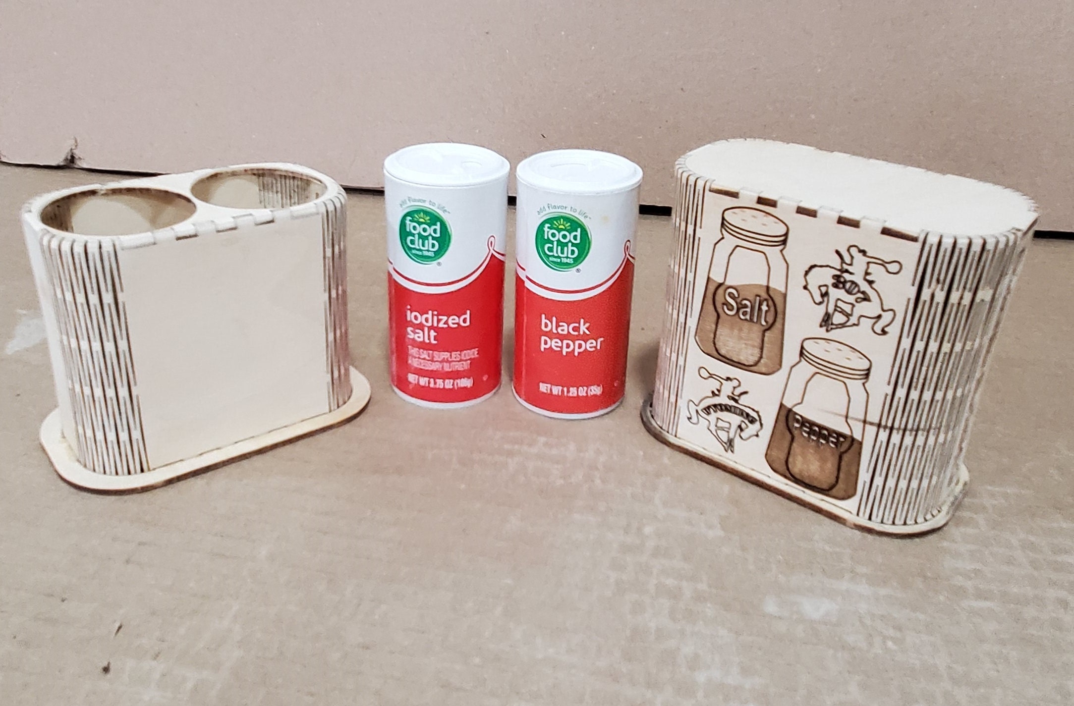 Salt and Pepper Storage Box - Etsy